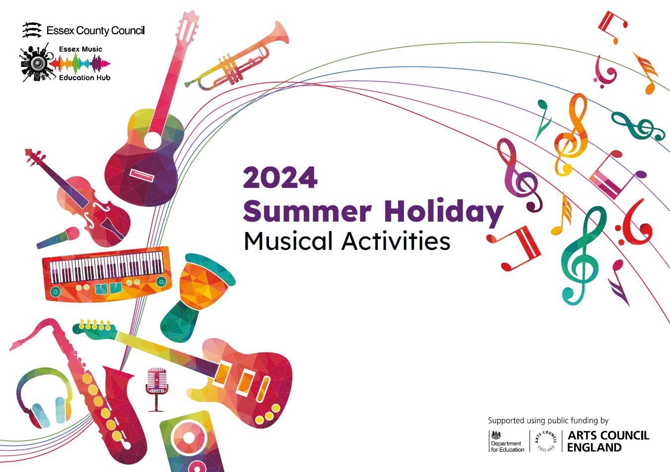 2024 Summer Holiday Musical Activities - Essex Music Service